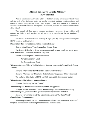 Fillable Online harriscountytx Office of the Harris County Attorney ...