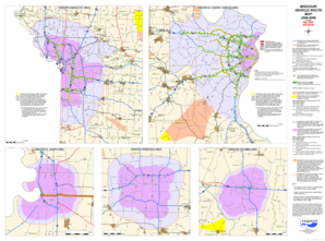 Fillable Online modot mo MISSOURI VEHICLE ROUTE MAP - modot mo Fax ...