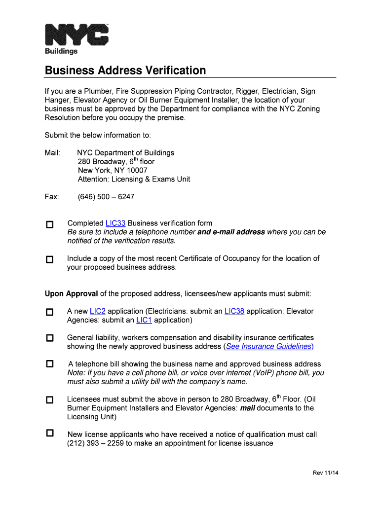 Fillable Online Business Address Verification Fax Email Print - pdfFiller