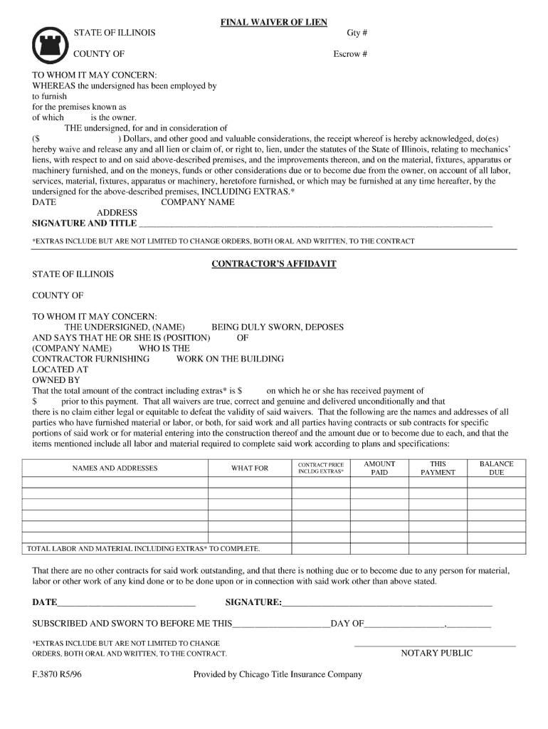 Pdf Fillable Waiver Of Lien To Date Fill Online Printable Fillable Images