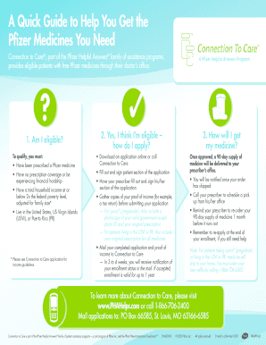 Fillable Online A Quick Guide to Help You Get the Pfizer ... - Pfizer ...