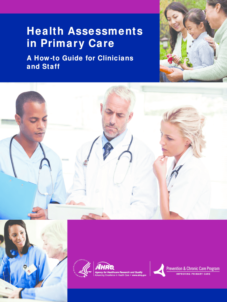 Fillable Online ahrq Fillable Health Assessments in Primary Care How-to ...