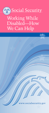 Fillable Online ssa Working While DisabledHow We Can Help Disability ...