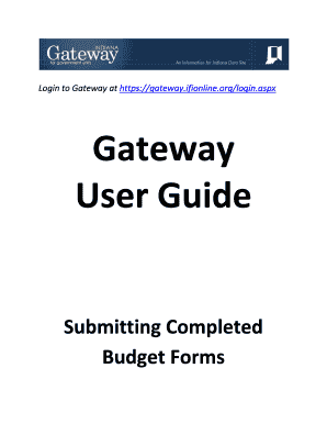 Fillable Online in Submitting Completed Budget Forms Fax Email Print ...