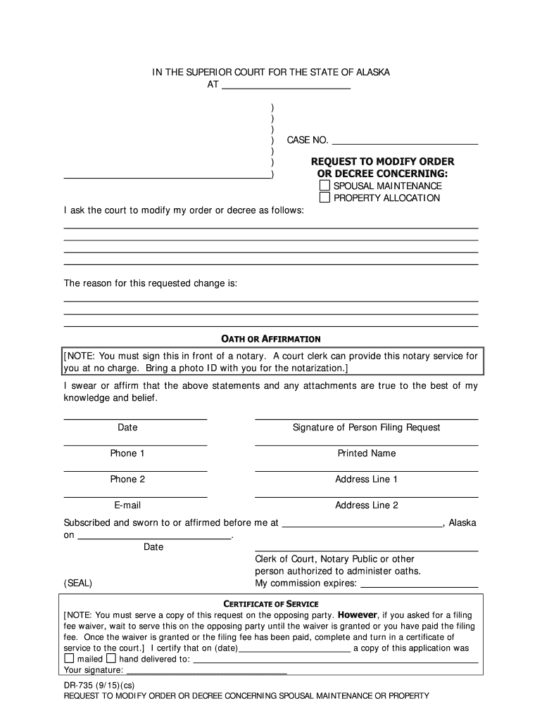 State of alaska dr 735 form: Fill out & sign online | DocHub