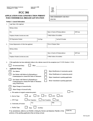 Fillable Online transition fcc 20554 Approved by OMB 30600027 ...