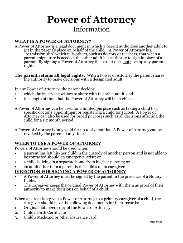 Nm Power Of Attorney Form For Child Fill Online Printable Fillable 
