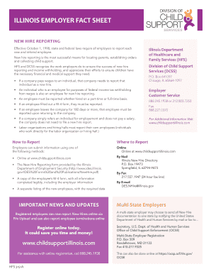 Fillable Online illinois ILLINOIS EMPLOYER FACT SHEET Fax Email Print ...