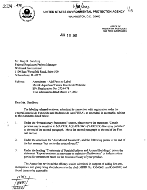 Fillable Online US EPA Pesticide Product Label MAVRIK AQUAFLOW ...