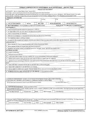 Fillable Online AF FORM 931A Fax Email Print - pdfFiller