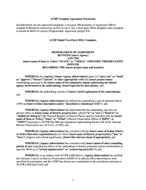 Fillable Online achp Model MOAPA Amendment Fax Email Print - pdfFiller