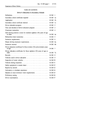 Fillable Online ct Sec 14-36f page 1 5-12 Drivers Education in ...