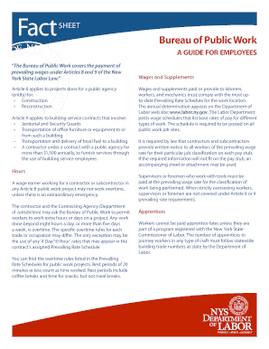 Fillable Online labor ny a guide for employees - labor ny Fax Email Print - pdfFiller