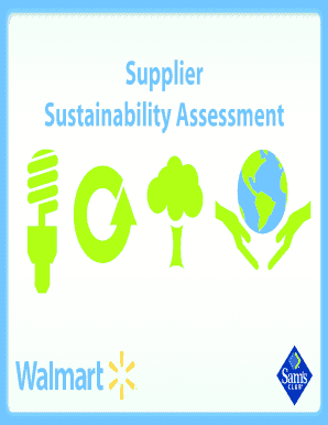 Fillable Online dnr wi Walmart Supplier Sustainability Assessment ...