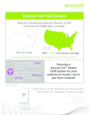 Fillable Online Dexcom Has You Covered Fax Email Print - pdfFiller