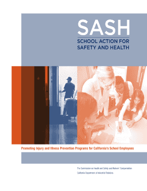 Fillable Online dir ca School Action for Safety and Health (SASH) Fax ...