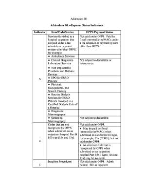 Fillable Online cms Payment Status Indicators - cms Fax Email Print ...