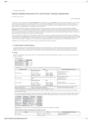 Fillable Online PayPal Website Payments Pro and Virtual Terminal ...