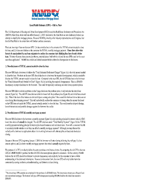 Fillable Online namb pdf filler good faith estimate samples form Fax Email Print - pdfFiller