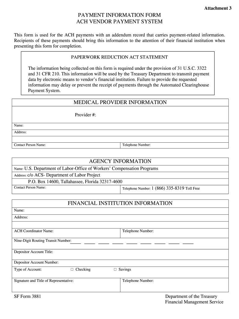 Vendor Ach Authorization Form Template Free