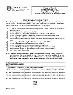Fillable Online County of Summit Fax Email Print - pdfFiller