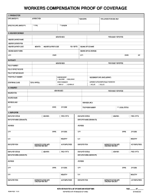 Fillable Online labor ky Workers compensation proof of coverage - labor ...