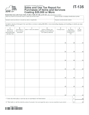 Fillable Online tax ny IT-135 Fax Email Print - pdfFiller