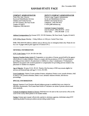 Fillable Online dcfs utah KANSAS STATE PAGE - dcfs utah Fax Email Print ...
