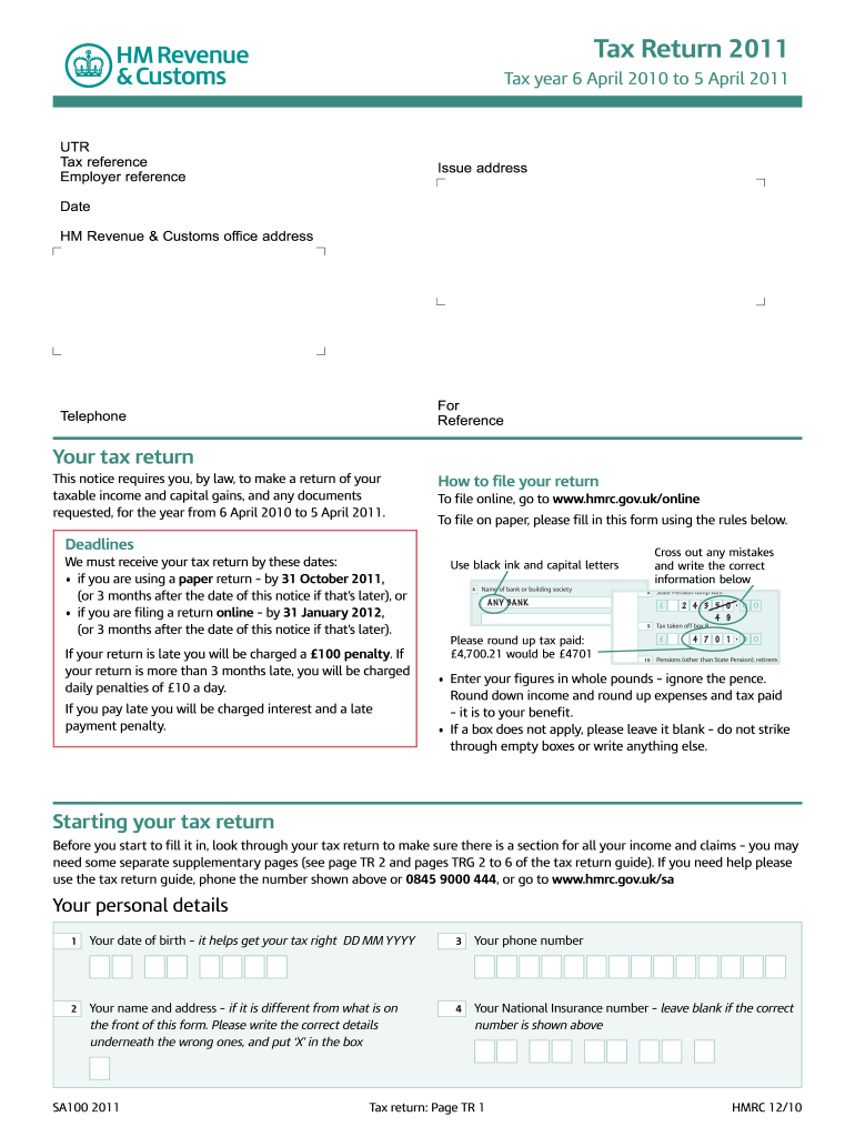 Sa100 Example Fill Out Sign Online DocHub