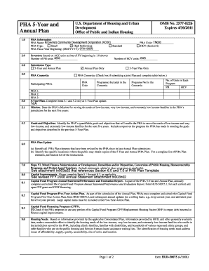 Fillable Online hud PHA Information - hud Fax Email Print - pdfFiller