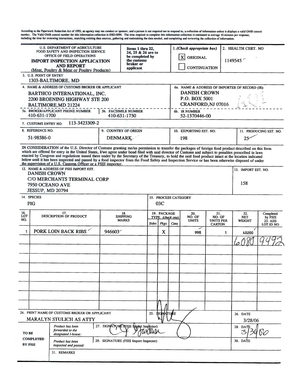 Fillable Online aglearn usda FSIS Form 9540-1 - aglearn usda Fax Email Print - pdfFiller