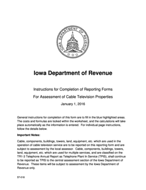Fillable Online Cable Television Reporting Form Instructions Fax Email ...