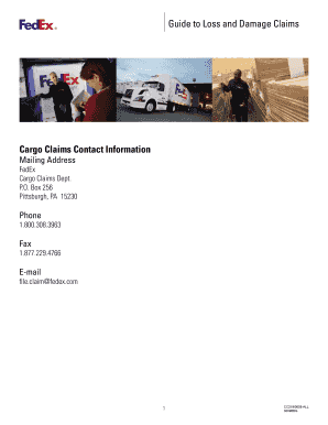 Fillable Online Guide to Loss and Damage Claims Fax Email Print - pdfFiller