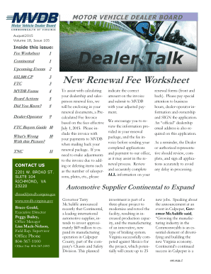 Fillable Online mvdb virginia Volume 18, Issue 105 Fax Email Print ...
