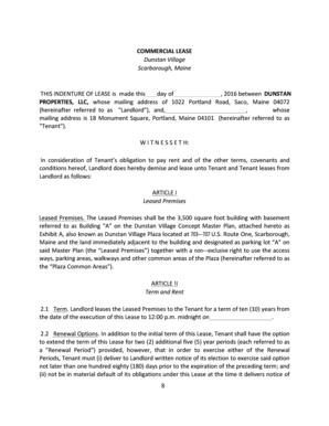 Fillable Online Dunstan Village Fax Email Print - pdfFiller