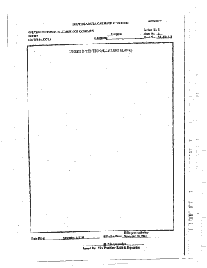 Fillable Online puc sd SHEET INTENTIONALLY LEFT BLANK Fax Email Print ...