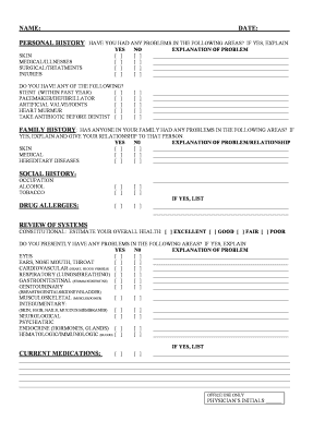 Fillable Online PERSONAL HISTORY SHEET.doc Fax Email Print - pdfFiller