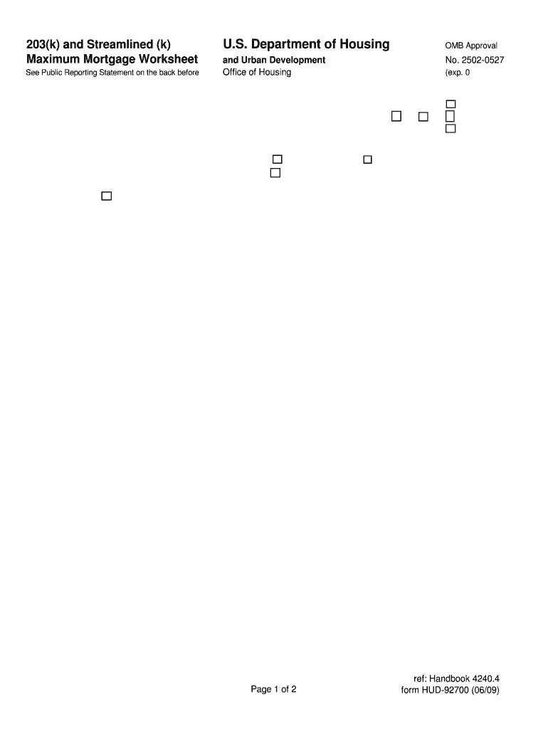 Hud 9 Forms - Fill Online, Printable, Fillable, Blank | pdfFiller