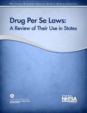 Fillable Online nhtsa Drug Per Se Evaluation Fax Email Print - pdfFiller