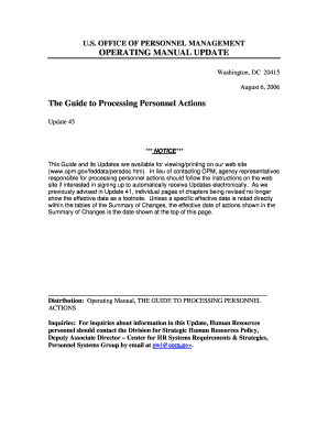 Fillable Online opm Action Code (NOAC) 878 is revised to - opm Fax ...