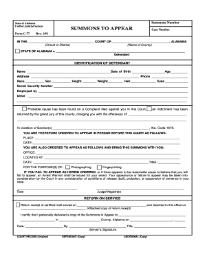 Fillable Online eforms alacourt Form C-77 Fax Email Print - pdfFiller