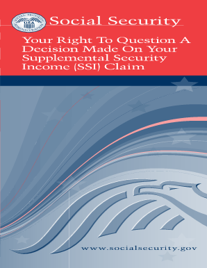 Fillable Online ssa Printable PDF - Social Security - ssa Fax Email ...