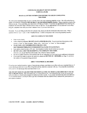 Fillable Online reginfo FORM SSA-454-BK - reginfo Fax Email Print ...