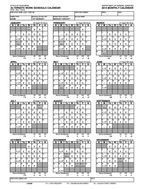 Fillable Online documents dgs ca WORK WEEK BEGINS - documents dgs ca ...