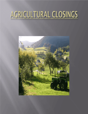 Fillable Online Agricultural Closings - Washington Land Title ...