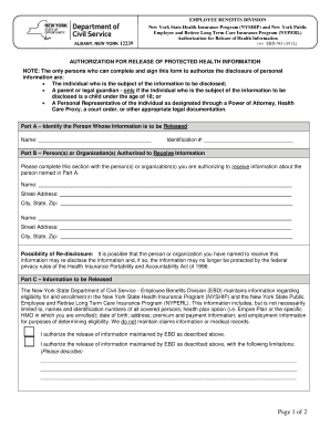 Fillable Online cs ny HIPAA disclosure form Fax Email Print - pdfFiller