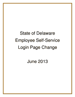 Fillable Online Employee Self-Service Login Change Packet Fax Email ...