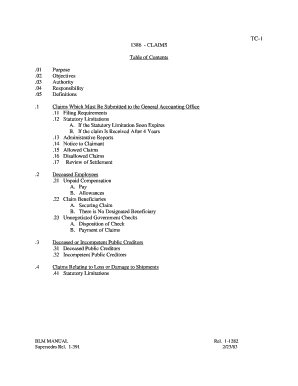 Fillable Online blm Tc-1 1386 - claims - Bureau of Land Management ...