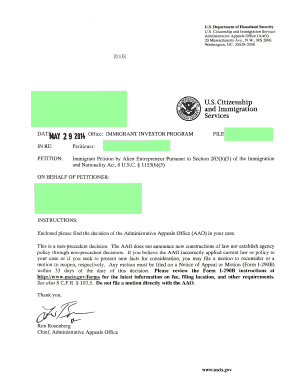 Fillable Online uscis - uscis Fax Email Print - pdfFiller