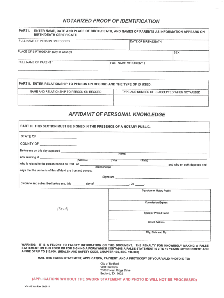 Notarized Proof Of Identification Fill Out Sign Online DocHub